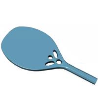 China 18K Carbon Fiber Beach Tennis Racket with Triangle Multiple Holes 50cm for sale