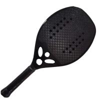 China 18K Carbon Fiber Beach Tennis Racket with Triangle Multiple Holes 50cm for sale