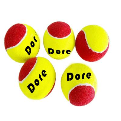 China Custom High Elasticity Yellow Tennis Balls for Kids Training 70mm Diameter 3 Pack for sale
