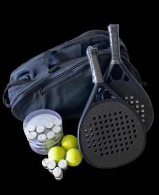 China OEM Full Carbon Fiber Paddle Tennis Racket 3K 12K 18K 3D Print 445g for sale