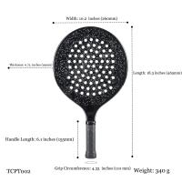 China Professional Carbon Fiber Padel Tennis Racket 38mm Core Custom Design Premium Quality for sale