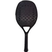 China Custom Durable Padel Racket 3k 12k 18k Carbon Fiber Beach Tennis Racquet for sale