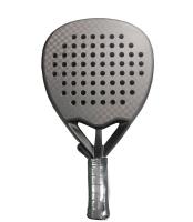 China Custom Logo High-End Padel Racket Racket Shape Factory Price 38mm Core 500g Weight for sale