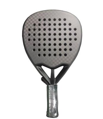 China Custom Logo High-End Padel Racket Racket Shape Factory Price 38mm Core 500g Weight for sale