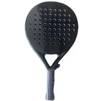 China Custom Logo High-End Padel Racket Racket Shape Factory Price 38mm Core 500g Weight for sale