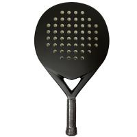 China Custom Logo High-End Padel Racket Racket Shape Factory Price 38mm Core 500g Weight for sale