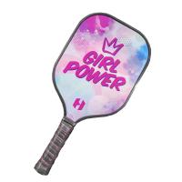 China Children Pickleball Paddle Textured Carbon Fiber Polypropylene Honeycomb Core 260g Racket for sale