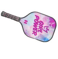 China Children Pickleball Paddle Textured Carbon Fiber Polypropylene Honeycomb Core 260g Racket for sale