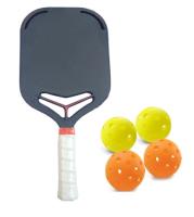 China Approved Rough Texture Carbon Fiber Pickleball Paddle 16mm Core for Superior Spin and Cushioned Perforated Grip for sale