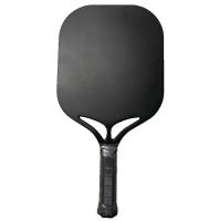 China Approved Rough Texture Carbon Fiber Pickleball Paddle 16mm Core for Superior Spin and Cushioned Perforated Grip for sale