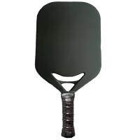 China Approved Rough Texture Carbon Fiber Pickleball Paddle 16mm Core for Superior Spin and Cushioned Perforated Grip for sale