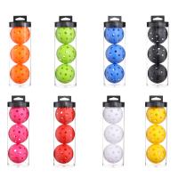 China Custom Logo Glow-in-the-Dark Ball 40/26 Holes Rotomoulded Injection Moulded 74mm 0.2KG for sale
