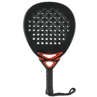 China 12K Carbon Fiber Padel Racket 38cm Head Size 355-365g Swing Weight Custom Grip for sale