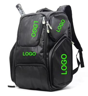 China Professional Tennis Training Bag Pickleball Padel Backpack 20x10x10in Custom Logo for sale