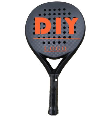 China Professional 3K Full Carbon Fiber Padel Racket 365x260mm High Durability for sale