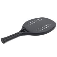 China Carbon Fiber Beach Tennis Racket Paddle 18mm Core Custom Logo Made to Order for sale