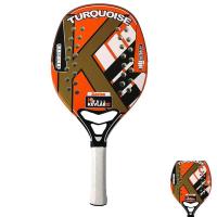 China Kevlar Carbon Beach Tennis Racket 18mm Core Enduring Paddle Racket for Beach Tennis for sale