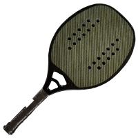 China Kevlar Carbon Beach Tennis Racket 18mm Core Enduring Paddle Racket for Beach Tennis for sale