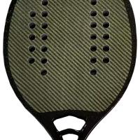 China Kevlar Carbon Beach Tennis Racket 18mm Core Enduring Paddle Racket for Beach Tennis for sale