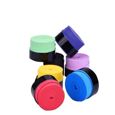 China Custom Logo PU Anti-Slip Tennis Padel Overgrip Tape 0.6mm Thick OEM DD041 for sale