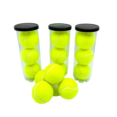China Custom Logo 2.5 Inch Wool Tennis Ball 20-57% Wool Blend for Training for sale