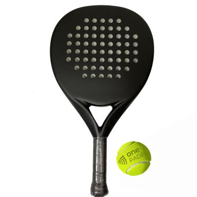 China Full Carbon Fiber Beach Tennis Racket EVA Core Custom Padel Racket Professional 100g for sale