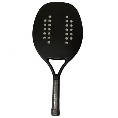 China Custom Carbon Fiber Beach Tennis Racket 3k 12k 18k Hot Sales Padel Paddle for sale