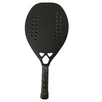 China Custom Carbon Fiber Padel Racket 3K 12K 18K Kevlar Durable Beach Tennis Racket for sale