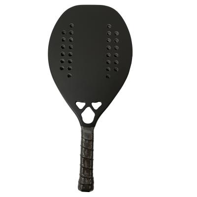 China Custom Carbon Fiber Padel Racket 3K 12K 18K Kevlar Durable Beach Tennis Racket for sale