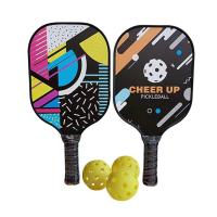 China Custom Professional PVC Carbon Fiber Padel Racket 38mm Core Glass Fiber Padel Racket for sale