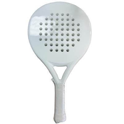 China Professional Padel Racket Round Shape Outdoor Sports Paddle Bat 38mm Core for sale