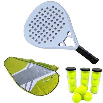China Custom 18K Carbon Fiber Padel Racket Hot Sale OEM Design Paddle Tennis Racket for sale