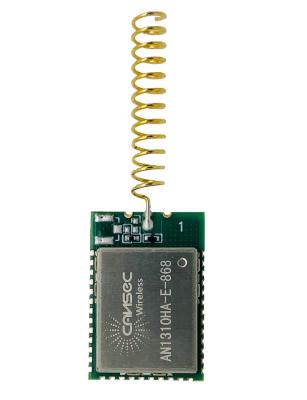China Sub GHz Module Overall Size 15mm*22mm 25mm Antenna *3.2mm Wireless Sensor Networks Support Yes for sale