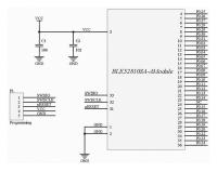 China 100M BLE 5.0 Low Energy Bluetooth Module Nordic NRF52810 for sale