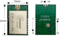 China Cansec S1SPI ST Spirit 1 14dBm Sub GHz Module IPEX Connector Antenna for sale
