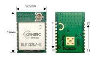 China 8dBm ST BlueNRG 1 Bluetooth 4.2 Module Cansec Wireless BLE132SA/UA-A for sale