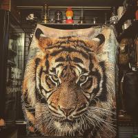 China Y-Z Tiger Tapestry Cozy Sofa Cover Afghan Blankets Bohemian Cotton Picnic Rug Blanket for sale
