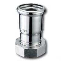 China 304 304L Stainless Steel Pipes Fittings Threaded Connector for sale