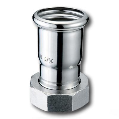 China 304 304L Stainless Steel Pipes Fittings Threaded Connector for sale