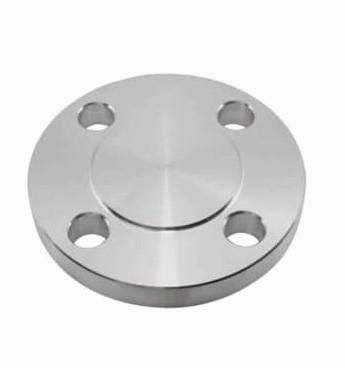 China Blind Metal Pipe Flanges Silver Color ISO14001 With Bolt Hole for sale