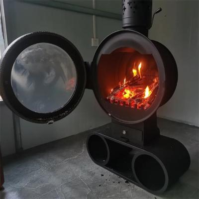 China fireplace indoor fireplace stove fireplace suspended stove wood burningcarbon steel for sale