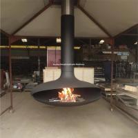 China Indoor Heaters Suspended Rotating Wood Burning Fireplace Hanging Fireplace for sale