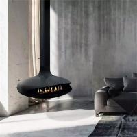 China fireplace design villaspecific hanging stove hanging round stove fireplace rotating spherical suspended for sale