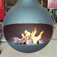 China 600mm Europe Decorative Wood Burning Stove Indoor Suspended Fireplace for sale