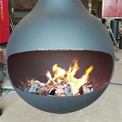China 600mm Europe Decorative Wood Burning Stove Indoor Suspended Fireplace for sale