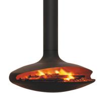 China indoor suspended fireplace heating indoor decorative wood fireplace for sale