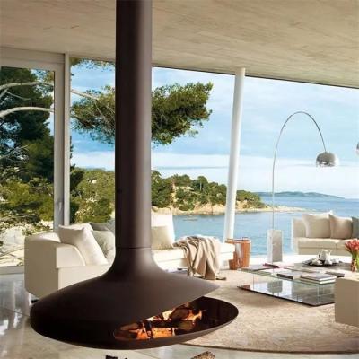 China stove fireplace rotating spherical suspended hanging round for sale