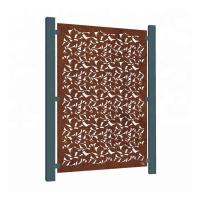 China Corrosion Stability Branches Decorative Corten Steel Screen Fence Panels 3mm for sale