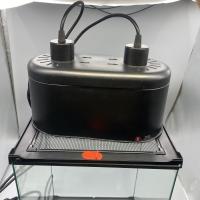 China Double Dome Reptile Light 15 Inch Approximately 38.1 Cm 100W Independent Switch Dual Uvb And Heat Lamp for sale