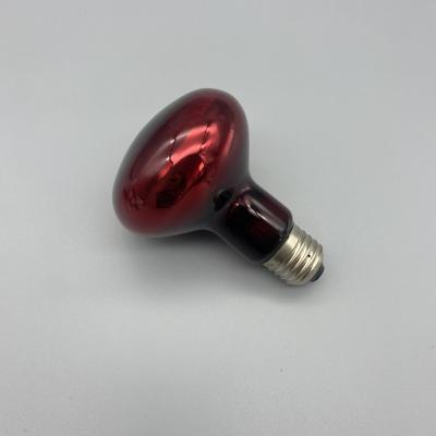 China Red Terrarium Heat Lamp Bulb R63 For Brooder 75 Watt Uvb Bulb for sale